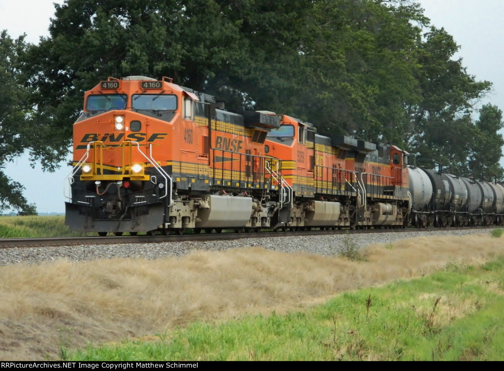All Dash 9s; All Different BNSF Paint